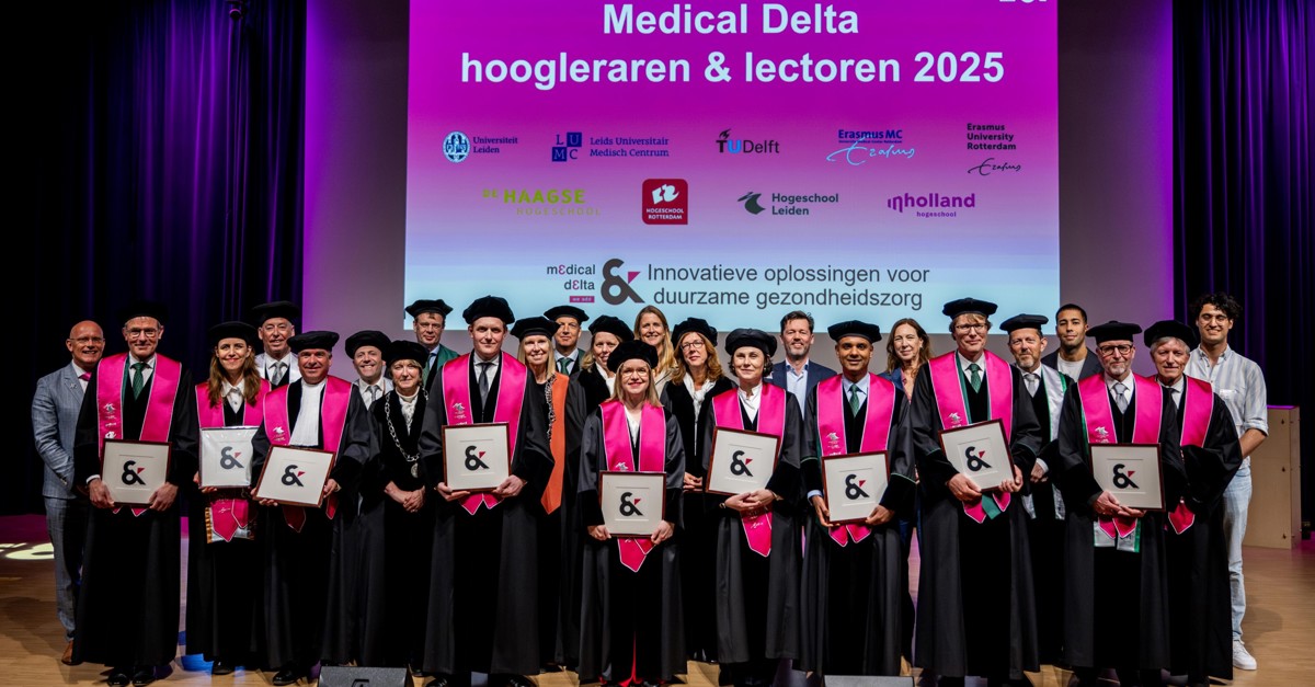 Medical Delta benoemt negen nieuwe hoogleraren en lectoren | Medical Delta